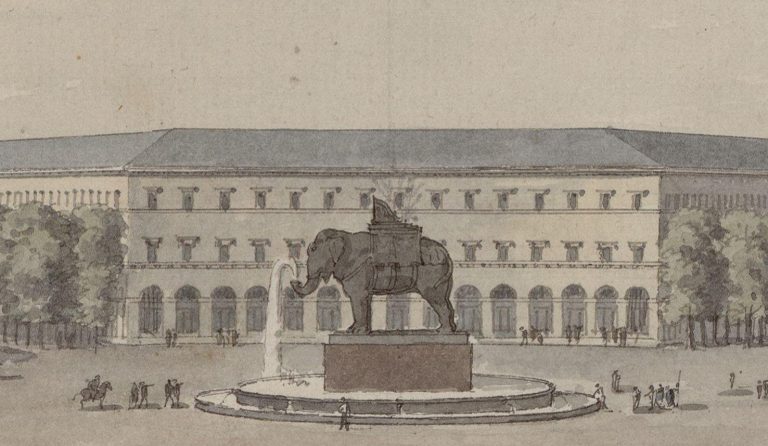 Le projet “éléphantesque” de Napoléon | Couleur XVIIIe